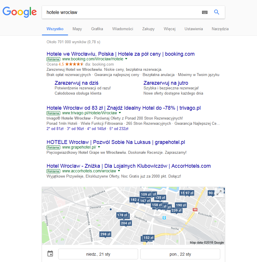 Efektywna reklama hotelu, czyli kampanie Google AdWords dla hoteli – jak reklamować? – Blog Artefakt